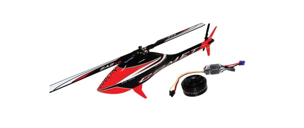 SAB Goblin Mini Comet Kit (Black/Red) - Zen RC