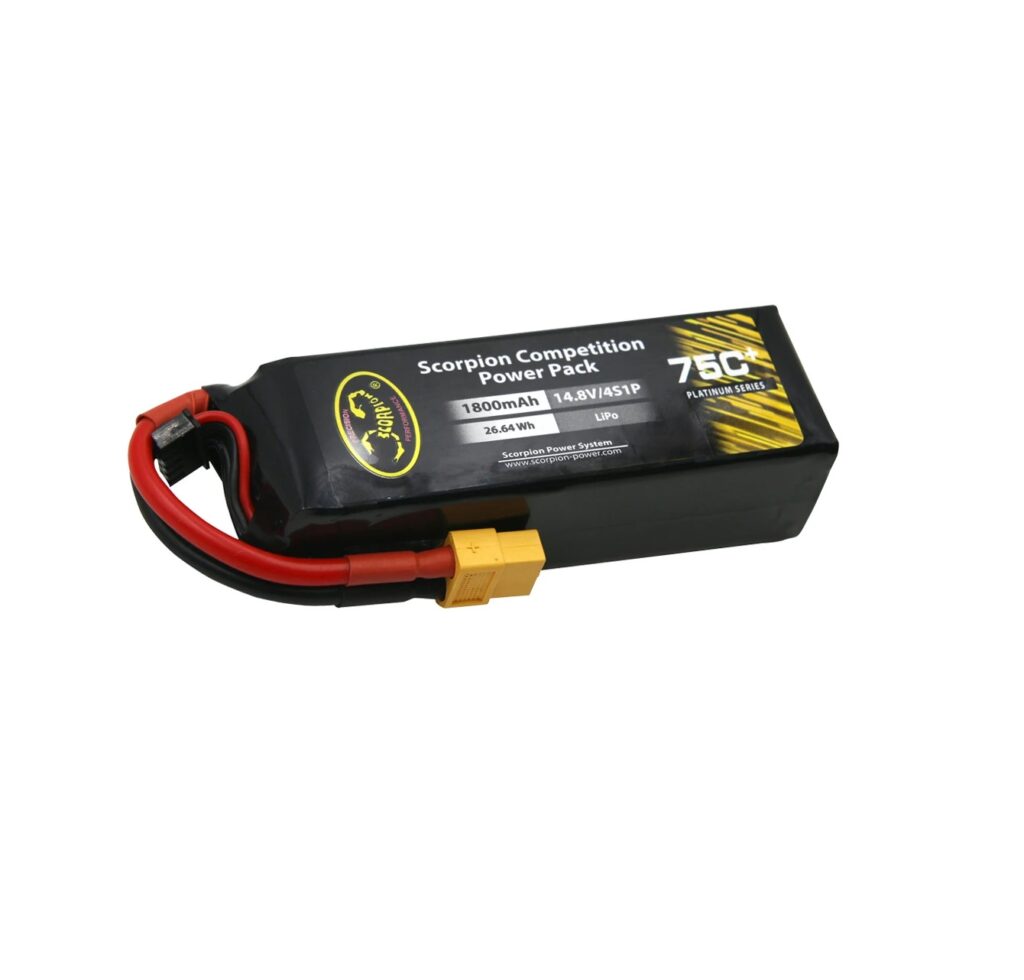 Scorpion Power 1800mAh 75C 22.2V 6S - Zen RC